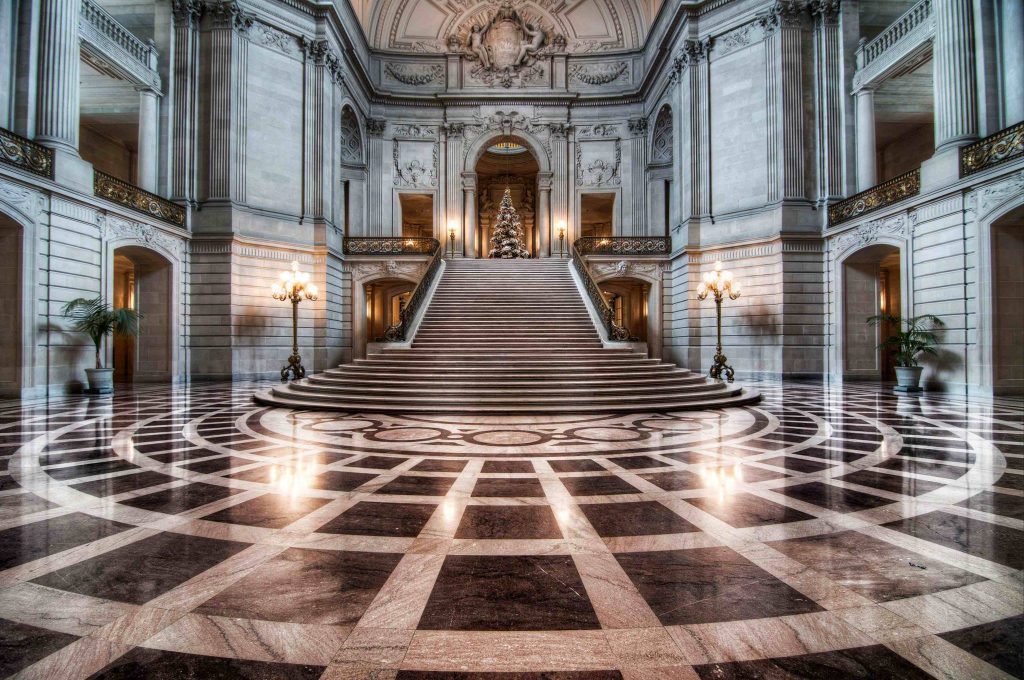 Fancy Ballroom Staircase