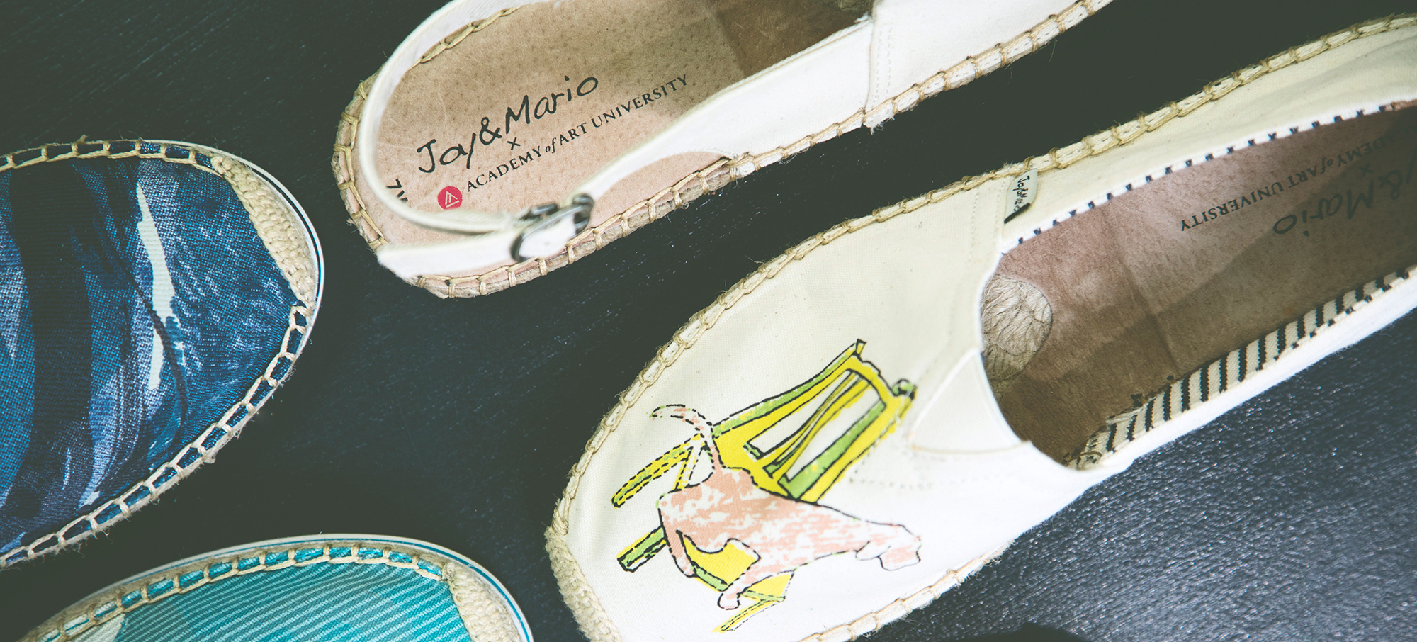 Academy Students' Textile Designs Produced by Footwear Brand for Spring ...