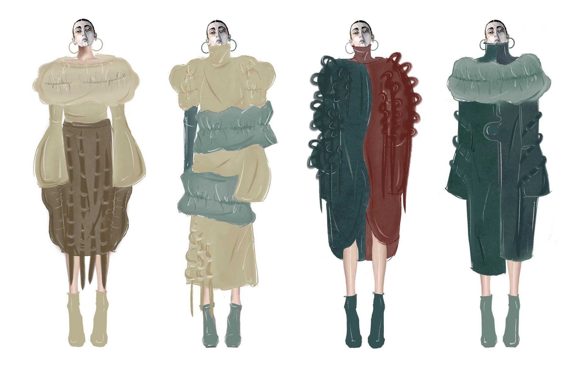 Wenjie Lin - A Surrealist Subconscious - Fashion School Daily